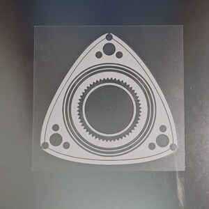 Rotary Rotor Vinyl Decal Sticker - Etsy