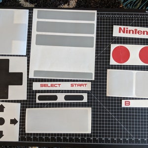 NES Controller Table or Wall Vinyl Decal Sticker Kit *please Read ...