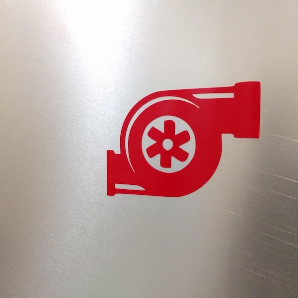 Vinyl Turbo Sticker - Etsy