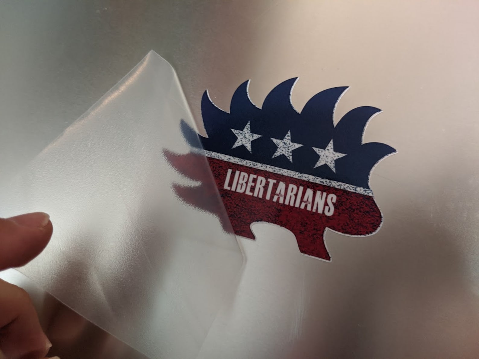 Libertarian Porcupine Vinyl Decal Sticker - Etsy