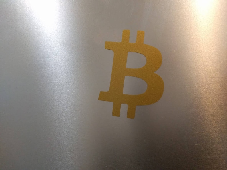 Bitcoin Logo Vinyl Decal Sticker | Etsy