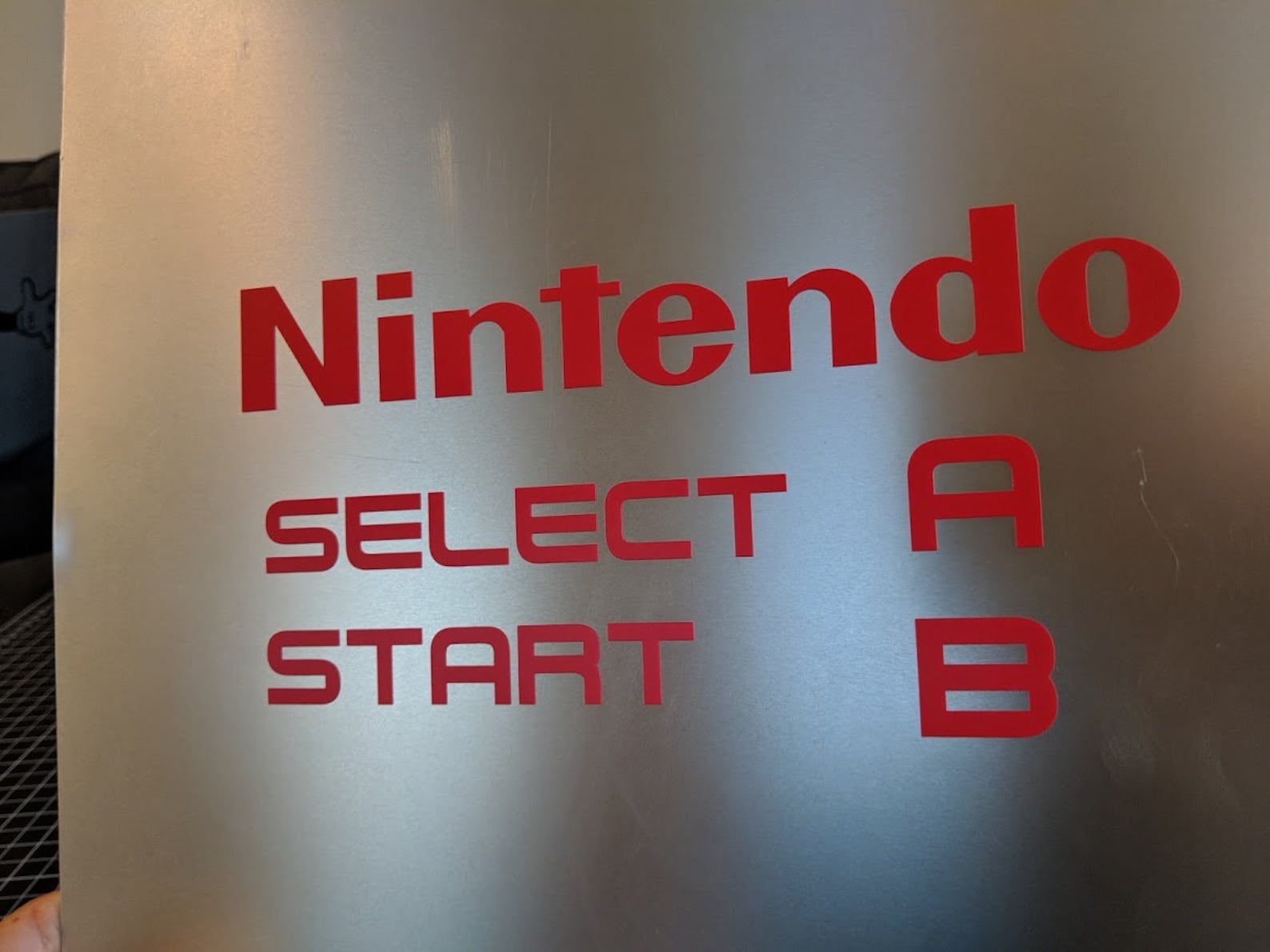 Nintendo Table or Wall Controller Start Select B A Decal - Etsy