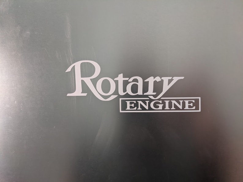 Rotary Engine Vinyl Decal Sticker - Etsy