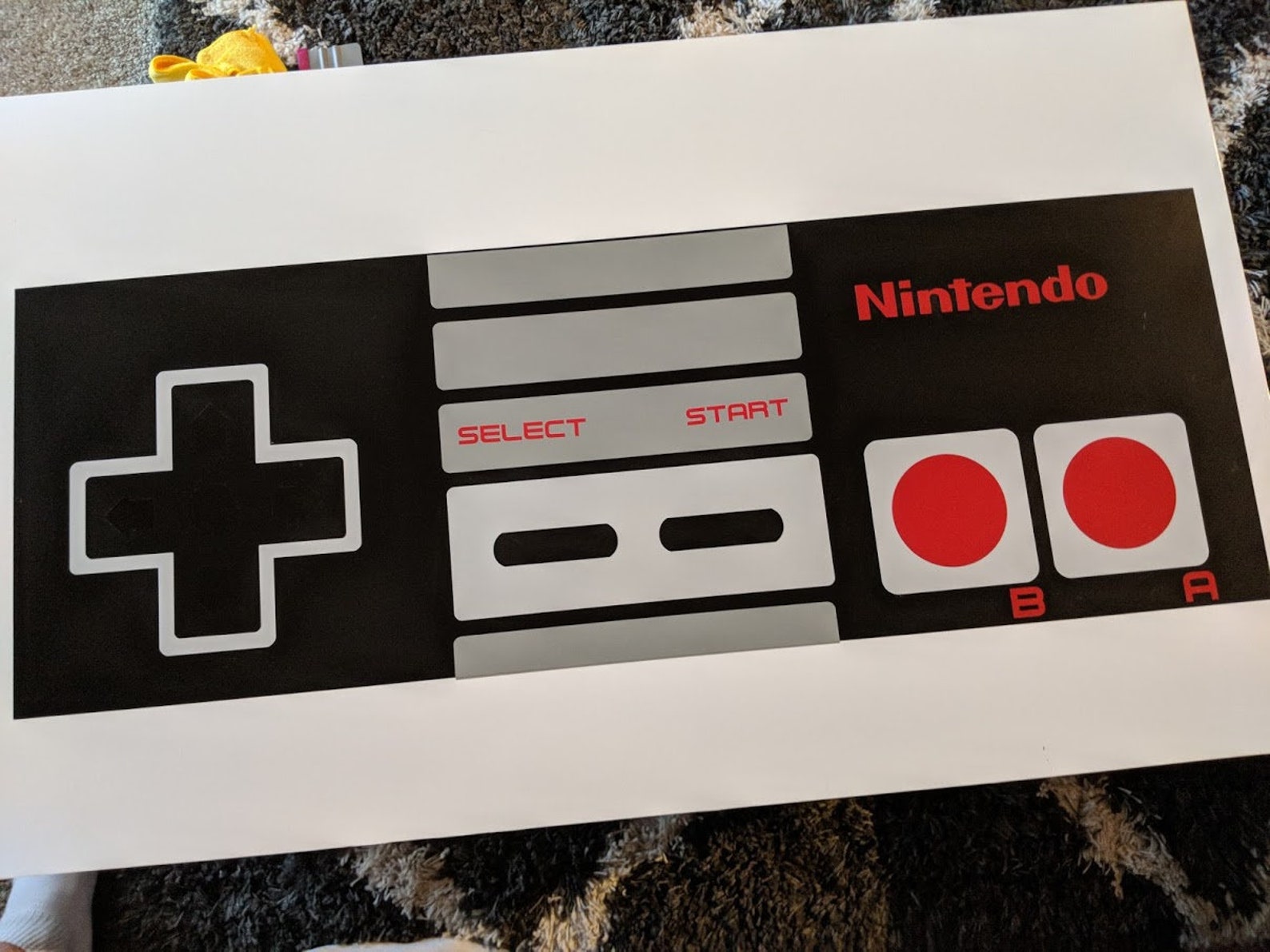 Nintendo Table or Wall Controller Start Select B A Decal - Etsy