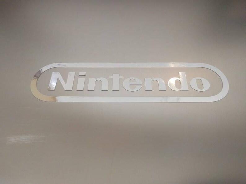 Nintendo Logo NES Vinyl Decal Sticker | Etsy
