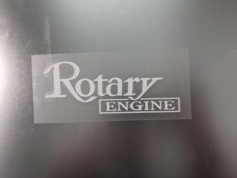 Rotary Engine Vinyl Decal Sticker - Etsy