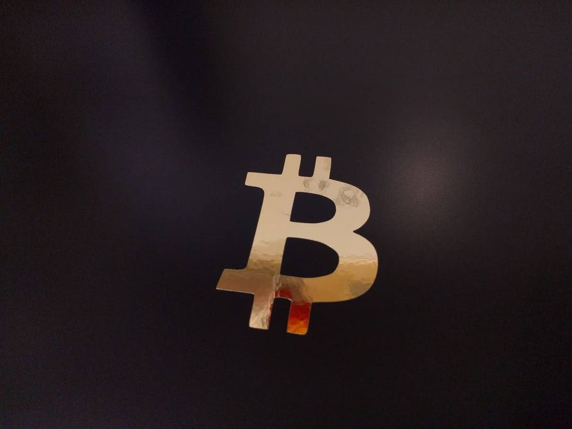 Bitcoin Logo Vinyl Decal Sticker | Etsy