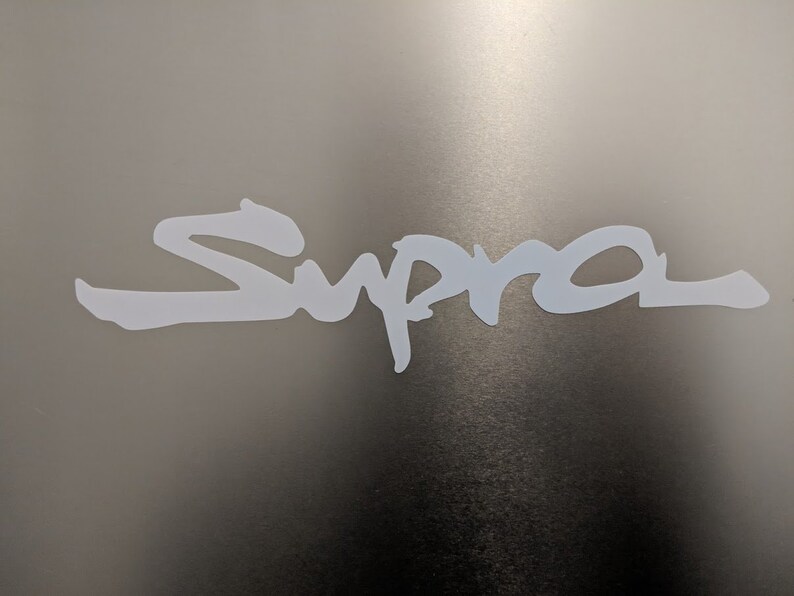 Supra Logo Text Vinyl Decal Sticker - Etsy