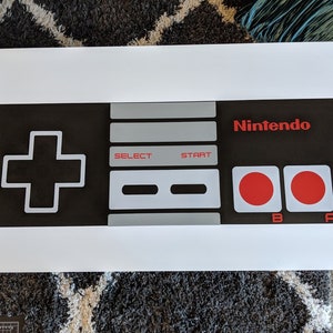 NES Controller Table or Wall Vinyl Decal Sticker Kit *please Read ...