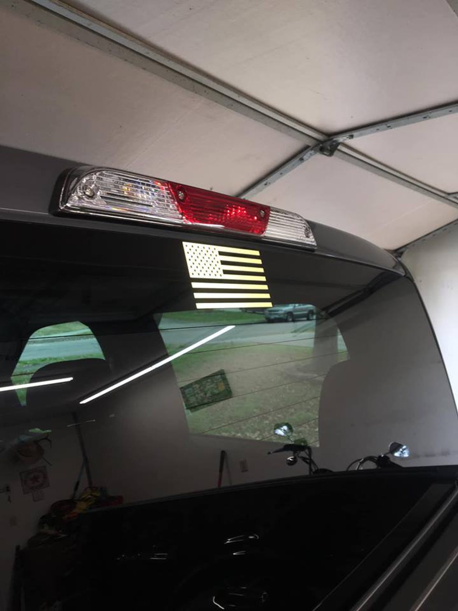 American Flag Reflective Vinyl Decal Sticker | Etsy