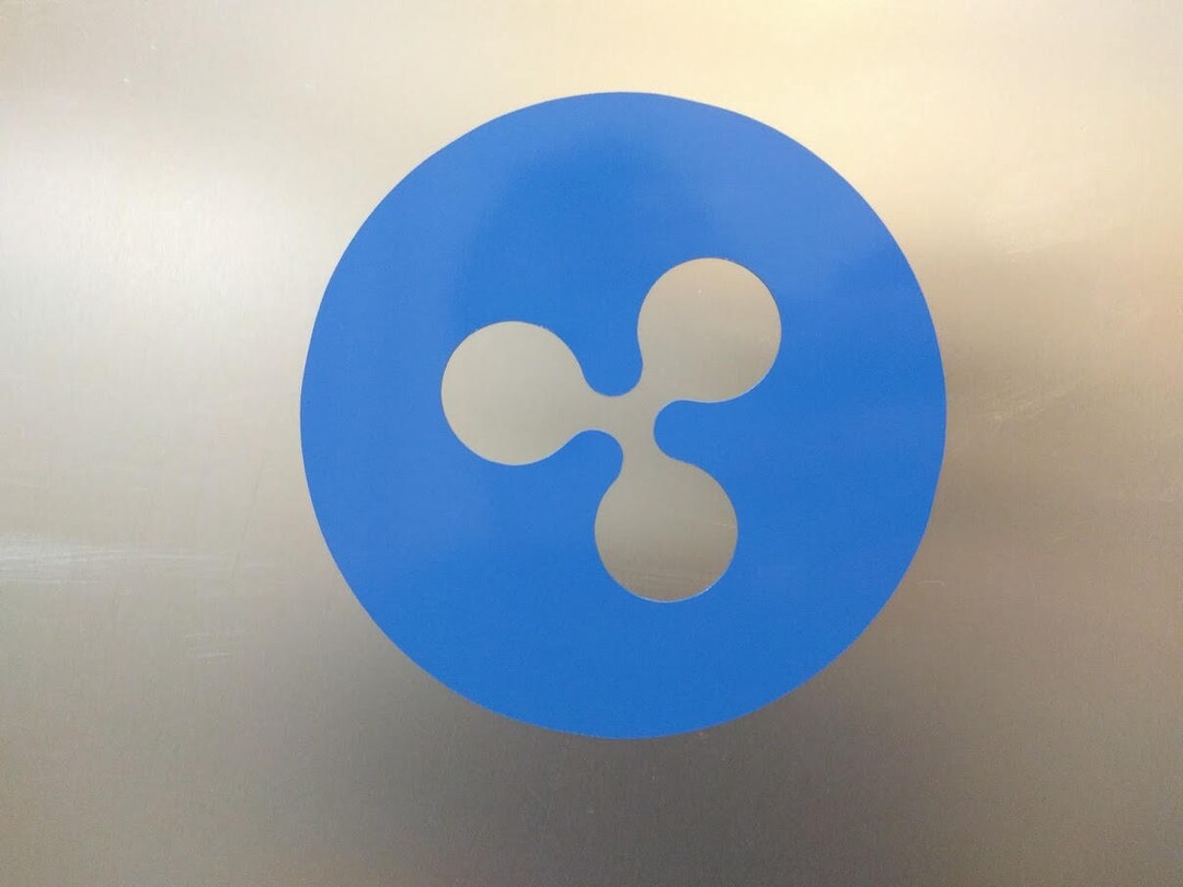 Ripple XRP Coin Round Vinyl Decal Sticker - Etsy