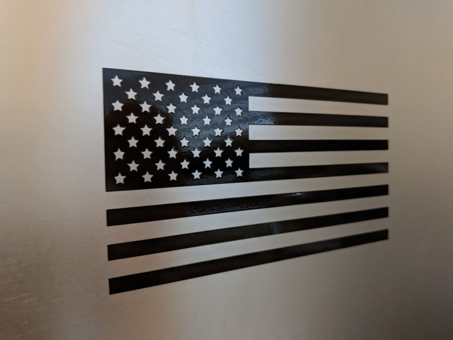 American Flag Reflective Vinyl Decal Sticker | Etsy