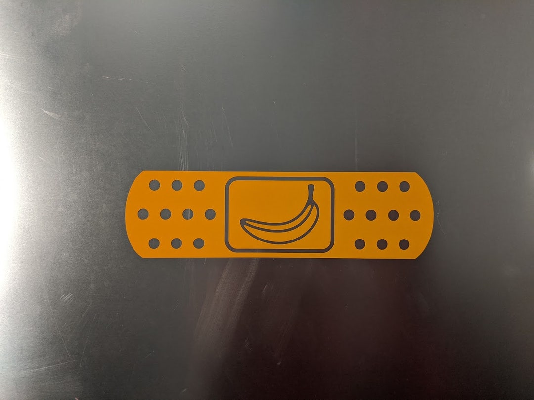 The Banana Band Aid Vinyl Decal Sticker - Etsy