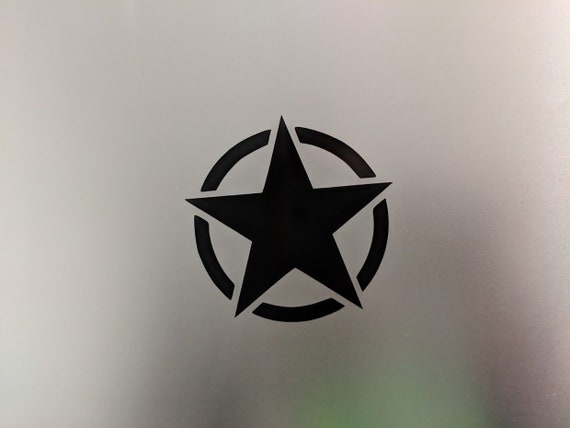 ARMY Style Star Vinyl Decal Sticker | Etsy