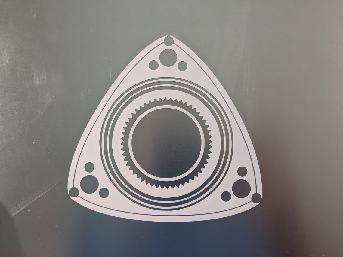 Rotary Rotor Vinyl Decal Sticker | Etsy