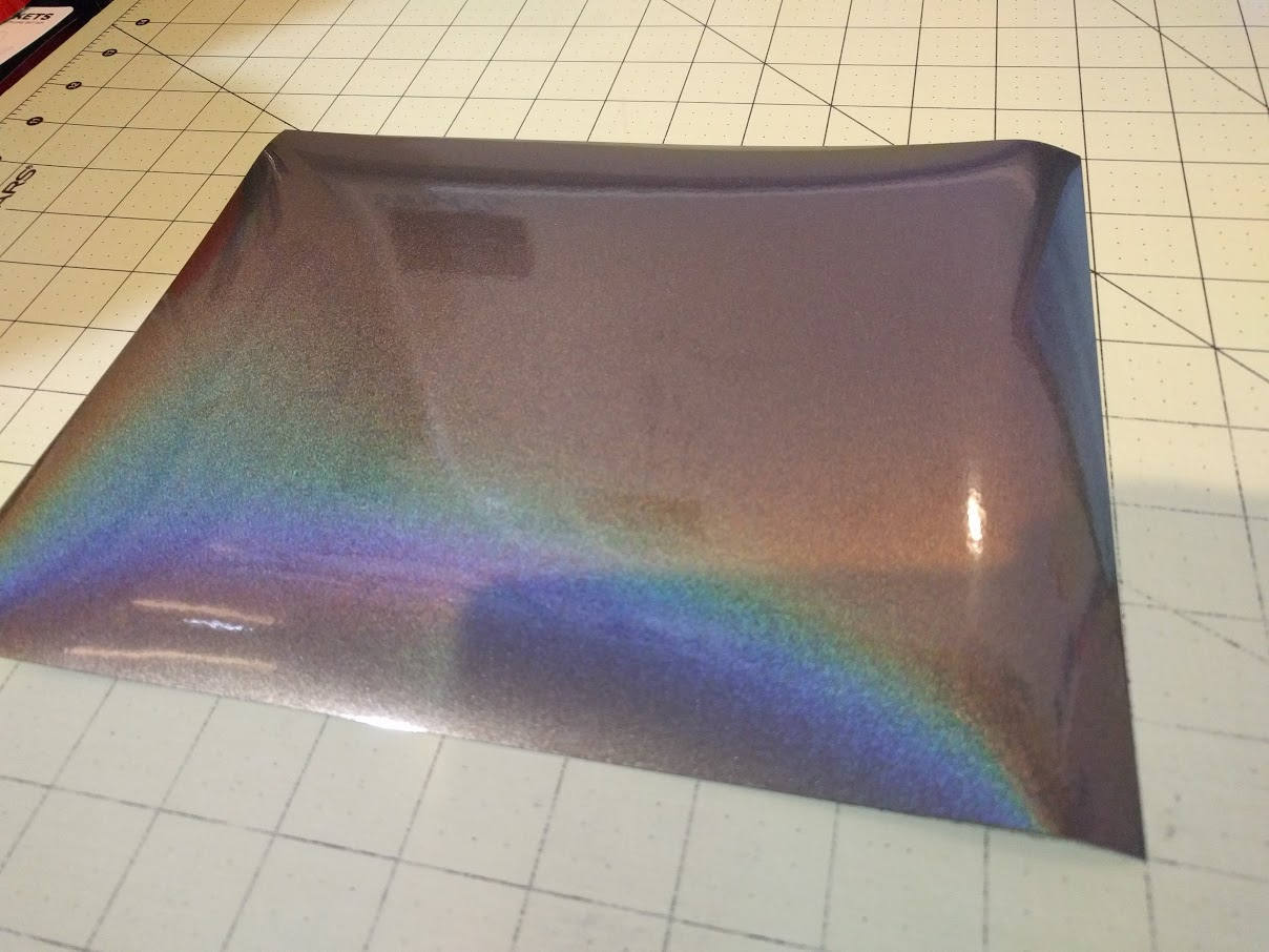 3M 2080-GP281 Flip Psychedelic Sample piece car wrap vinyl