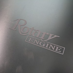 Rotary Engine Vinyl Decal Sticker - Etsy