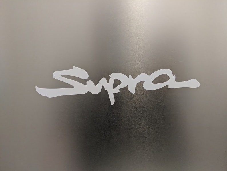 Supra Logo Text Vinyl Decal Sticker - Etsy