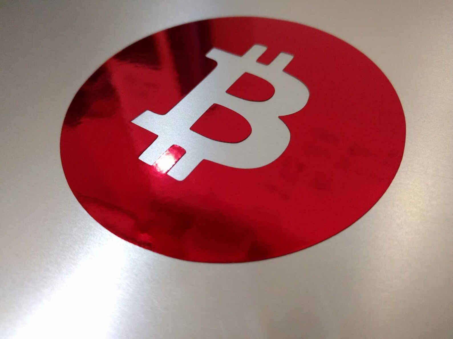 Bitcoin Round Logo Decal Sticker - Etsy