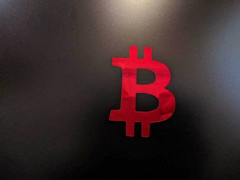 Bitcoin Logo Vinyl Decal Sticker - Etsy