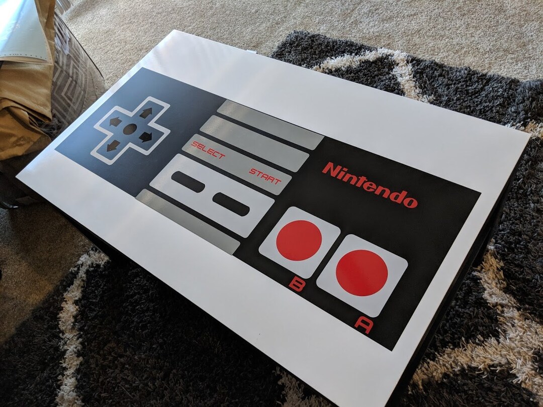 NES Controller Table or Wall Vinyl Decal Sticker Kit *please Read ...