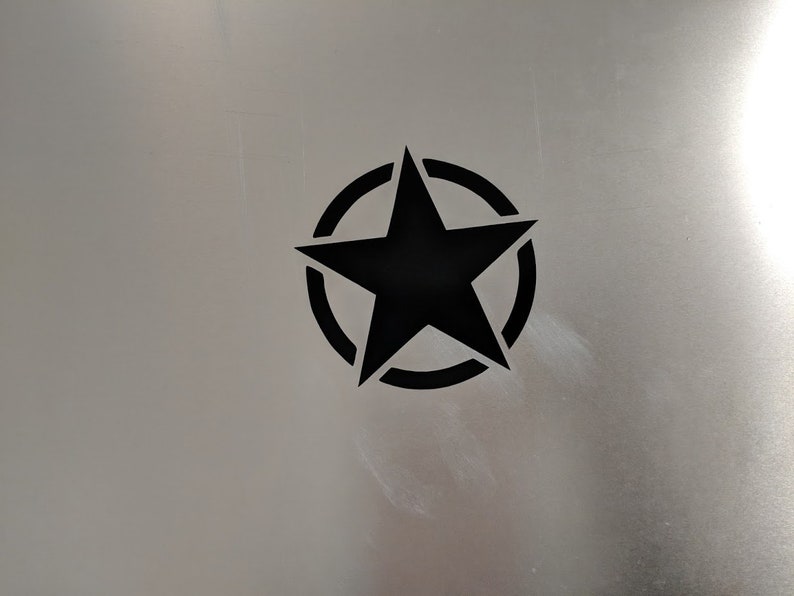 ARMY Style Star Vinyl Decal Sticker - Etsy