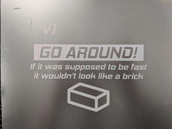 Just Go Around Funny Car Decal Stickers, Labels & Tags Paper etna.com.pe