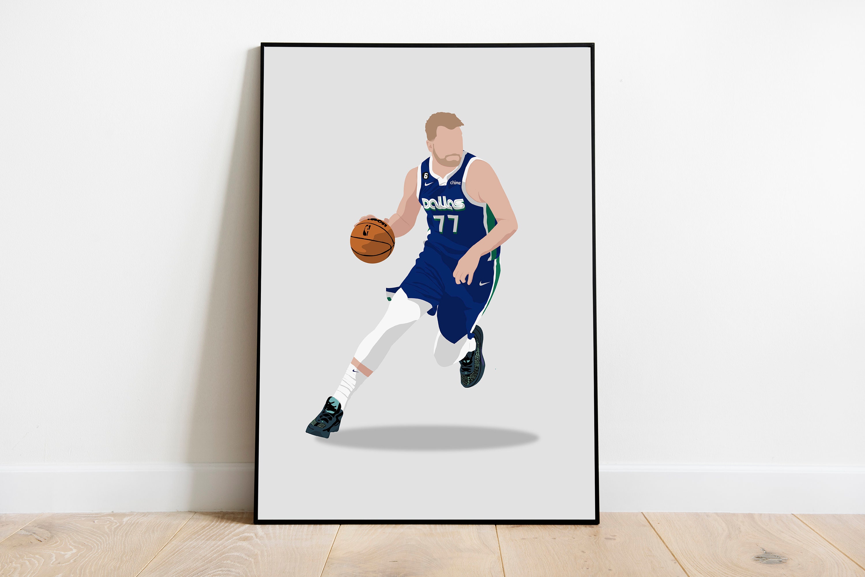 Luka Doncic, Dallas Mavericks, Digital Instant Download Print ...