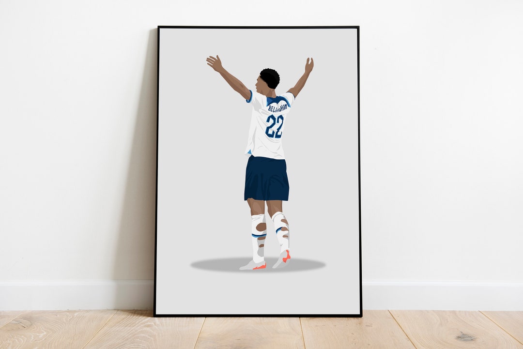 Jude Bellingham, England, World Cup, Digital Instant Download Print ...