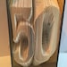 50th Wedding Anniversary Book Fold 50th Wedding Gift Golden - Etsy