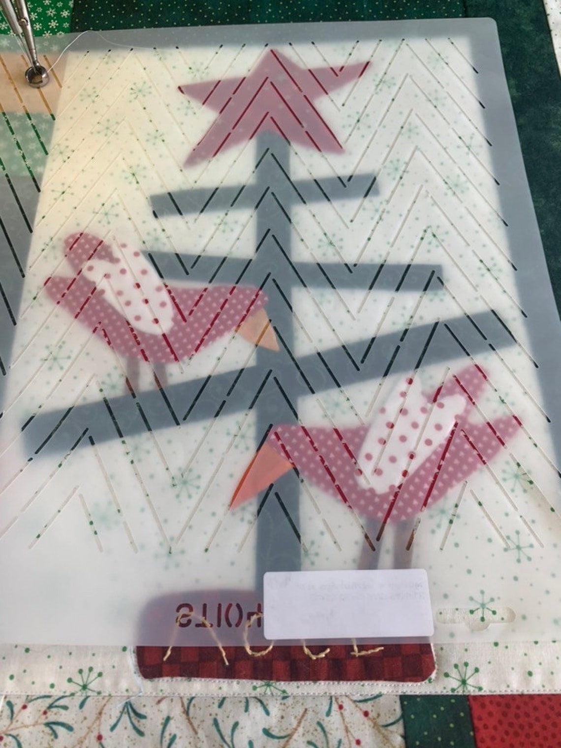 Large Straight Line Machine Quilting Stencil Set of 8 Quickly Layout ...