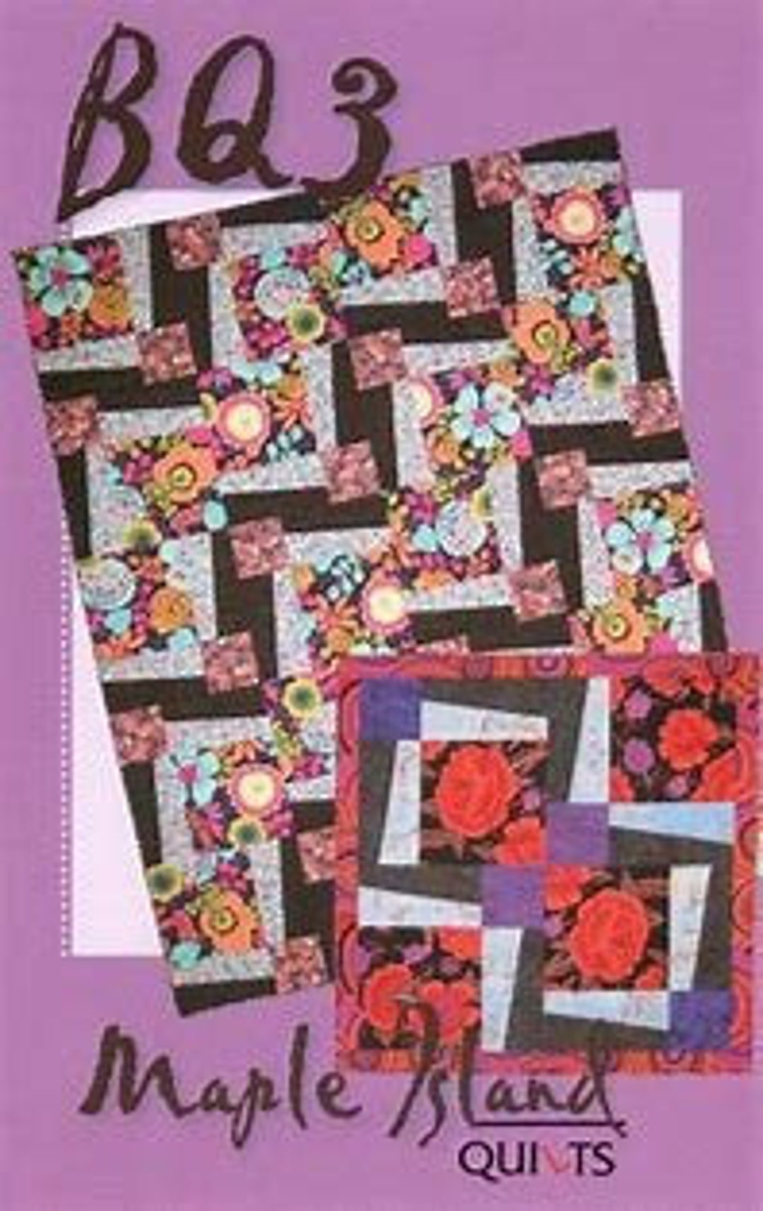 BQ3 Maple Island Quilt Pattern by Debbie Bowles Large Block Quilt ...