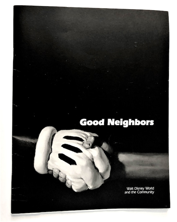 1983 Walt Disney Good Neighbor Book | Etsy