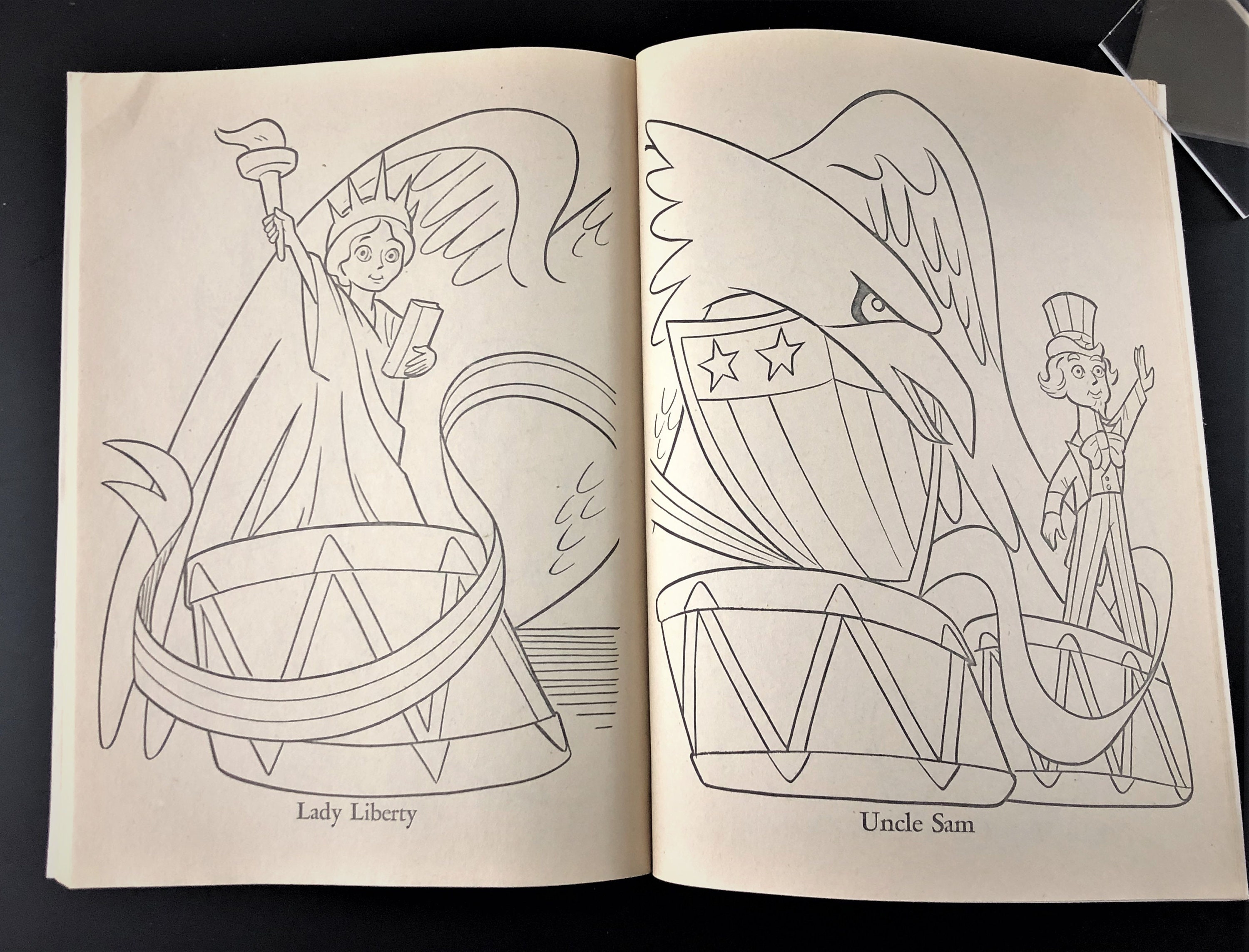 1976 Disney America on Parade Coloring Book - Etsy