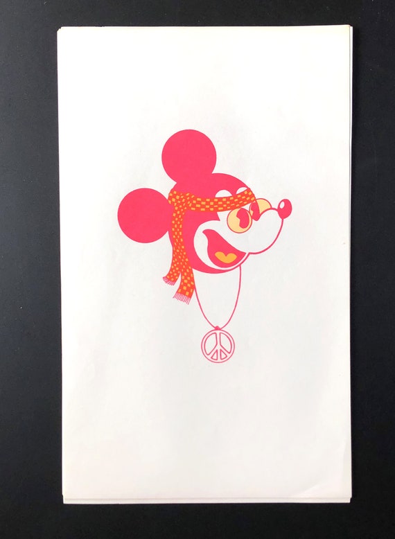 1970s Mickey Mouse Stationary - Etsy