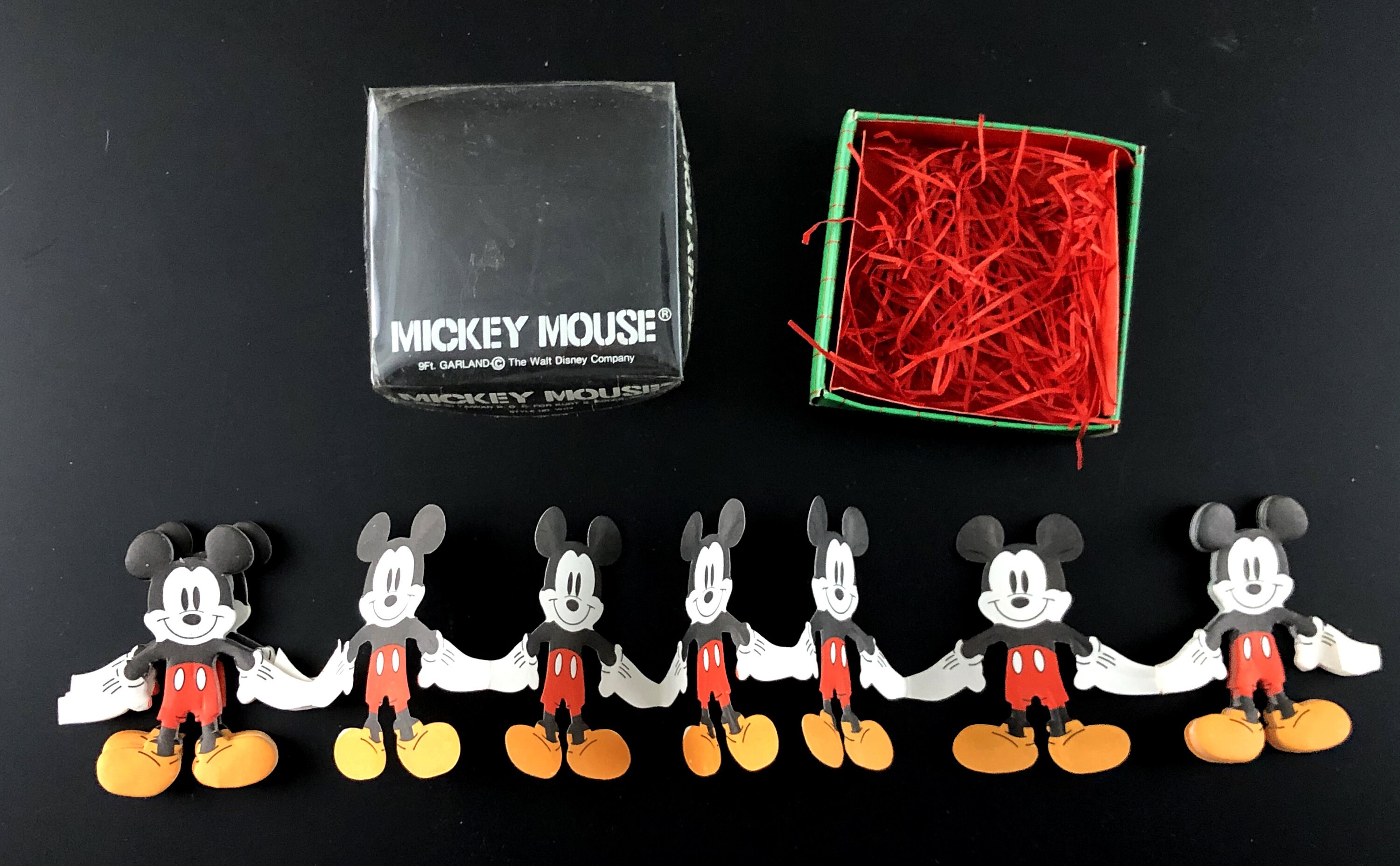 Four Vintage Mickey Mouse Paper Garlands - Etsy