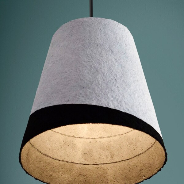 Paper Pulp Lamp - Etsy UK
