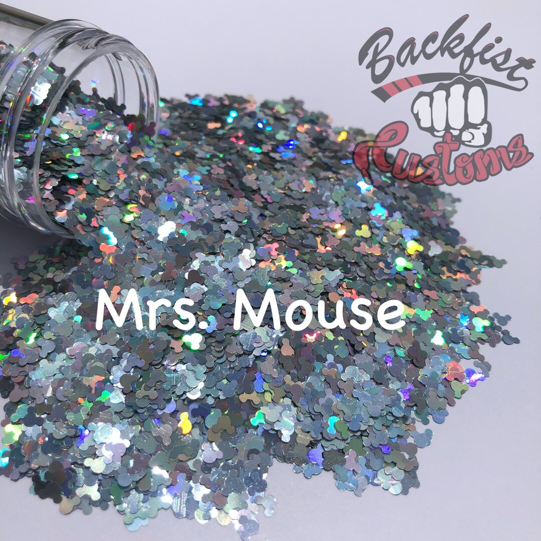 MRS MOUSE Shaped Glitter - Etsy