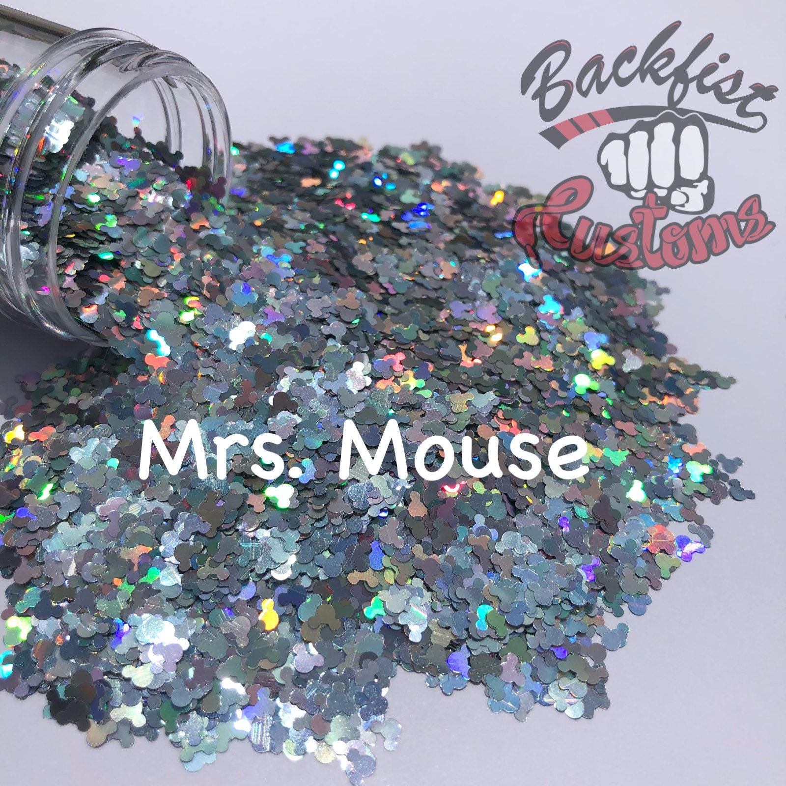 MRS MOUSE Shaped Glitter - Etsy