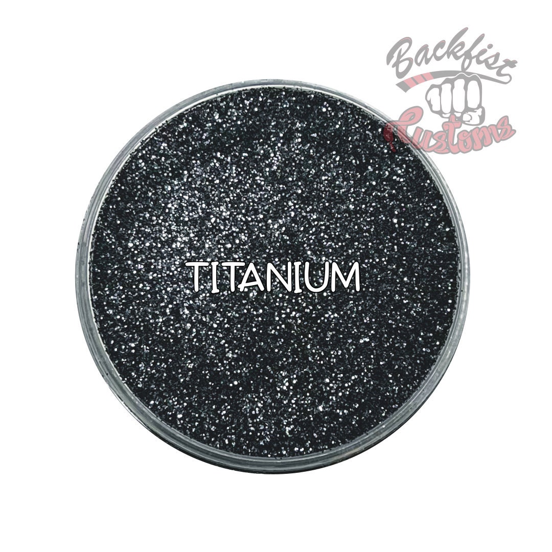 TITANIUM Opaque Fine Glitter, Solvent Resistant - Etsy