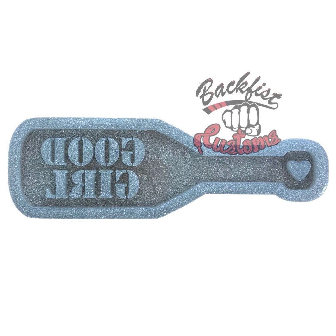 CUSTOM 1/2in Thick GOOD GIRL Paddle Mold 13in X 3.5in || Makes 1/2in ...