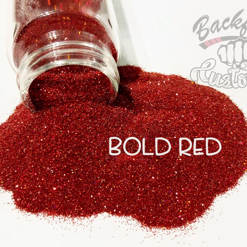 Red Fine Glitter - Etsy