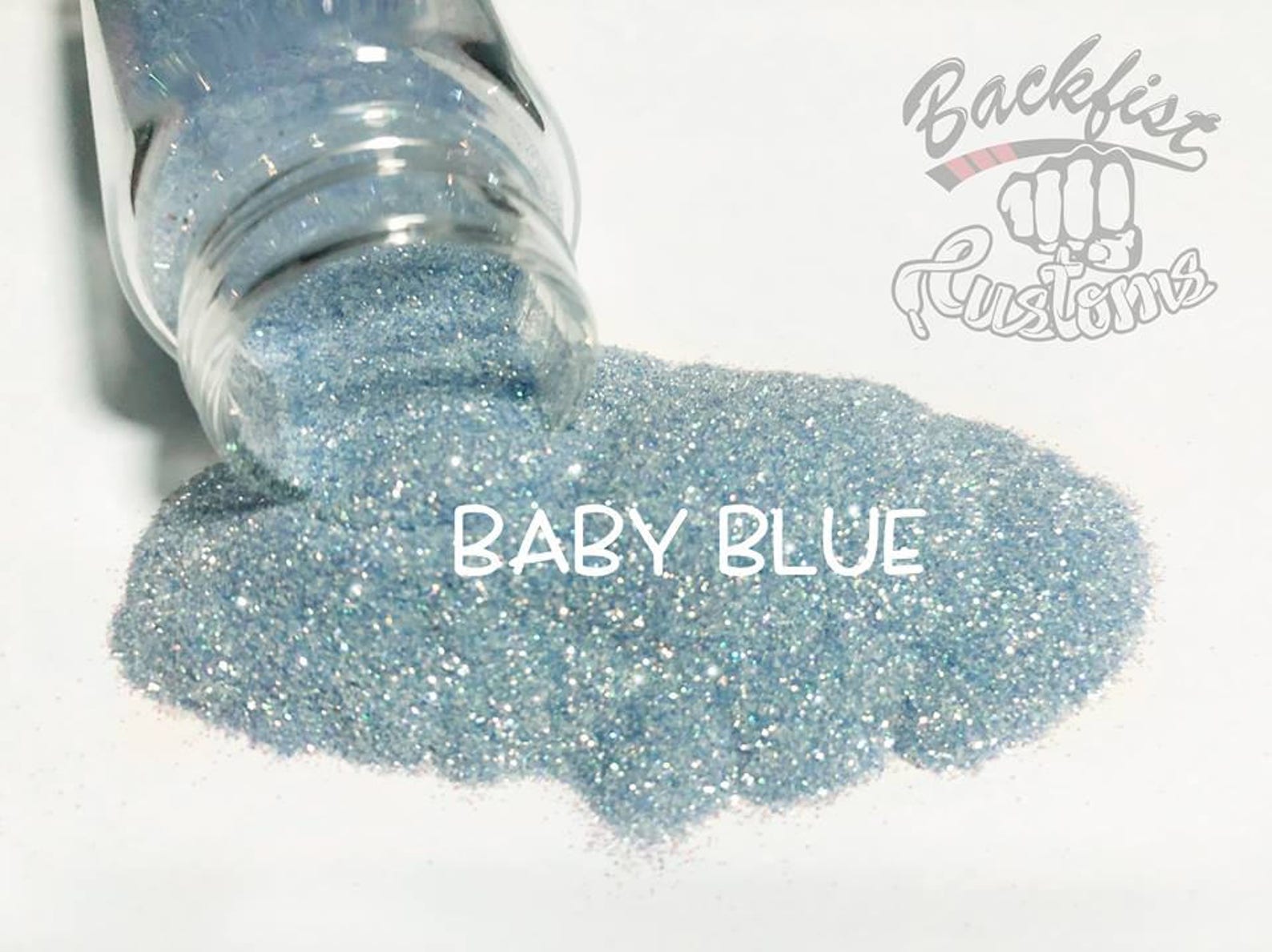 BABY BLUE Transparent Fine Glitter Solvent Resistant | Etsy