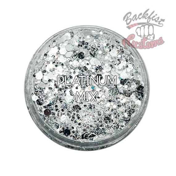 PLATINUM MIX Mixed Glitter Sizes Diamond Dust Replacement - Etsy