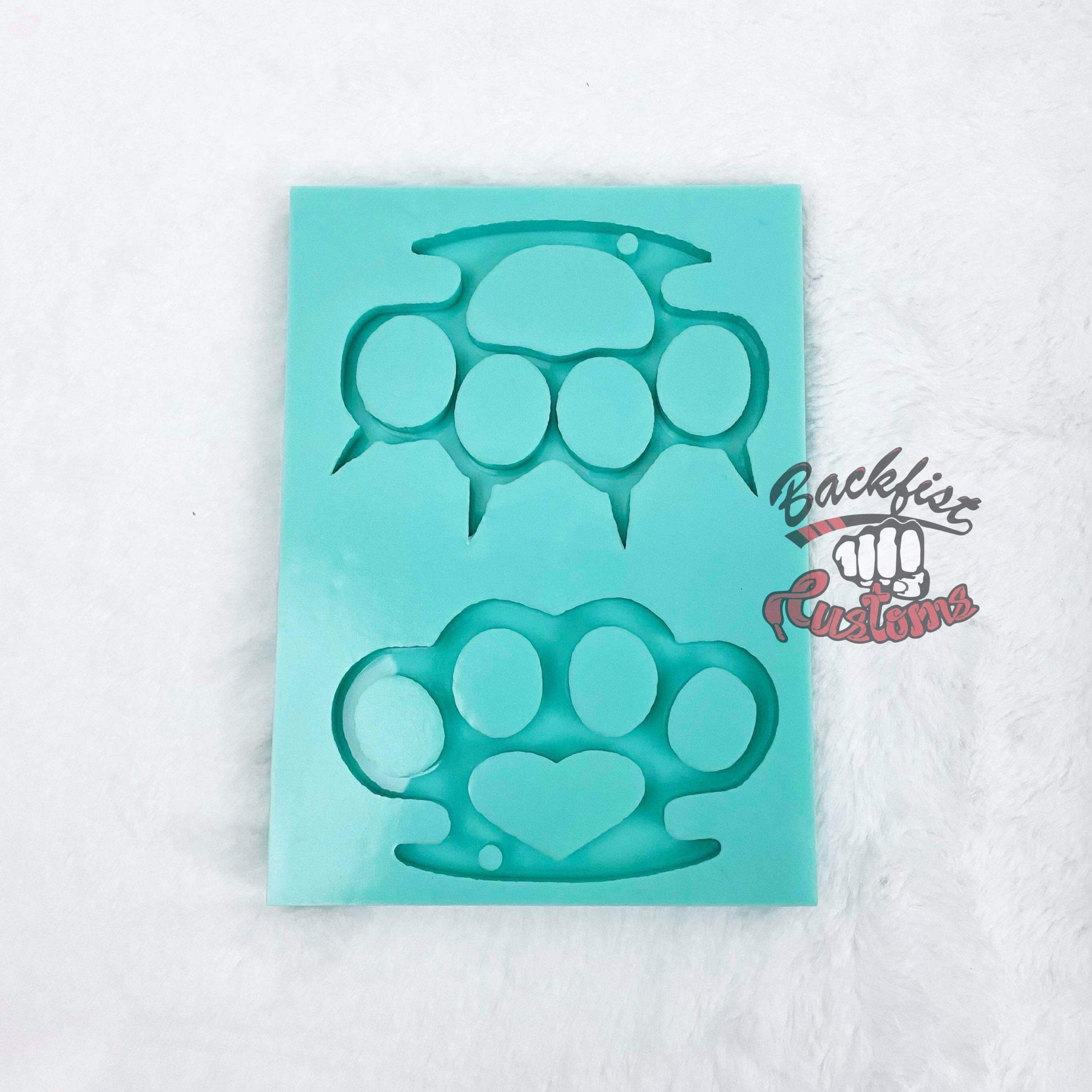 CUSTOM DEFENSE KNUCKLE set 4.5in x 2.75in for novelty and decoration ...