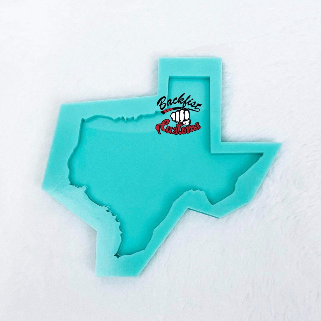 CUSTOM TEXAS State Coaster Mold 4.75in X 4.75in - Etsy