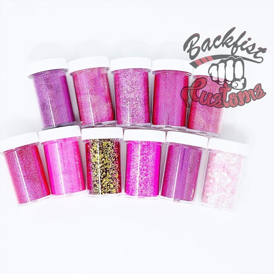 Jewelry & Beauty 11-2oz glitters chosen at random PINK COLOR PALETTE ...