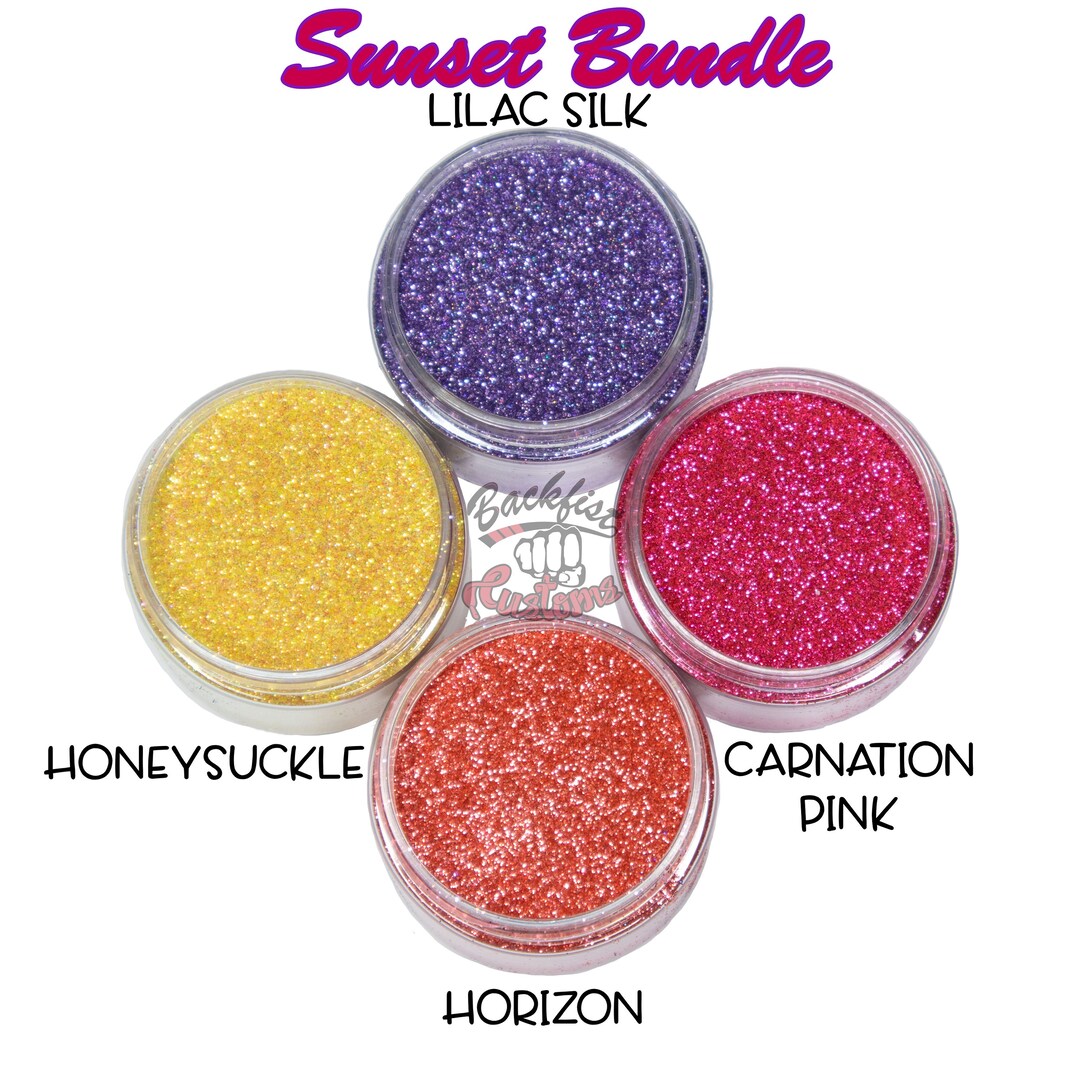 Sunset Glitter Bundle 4 1oz Glitters - Etsy