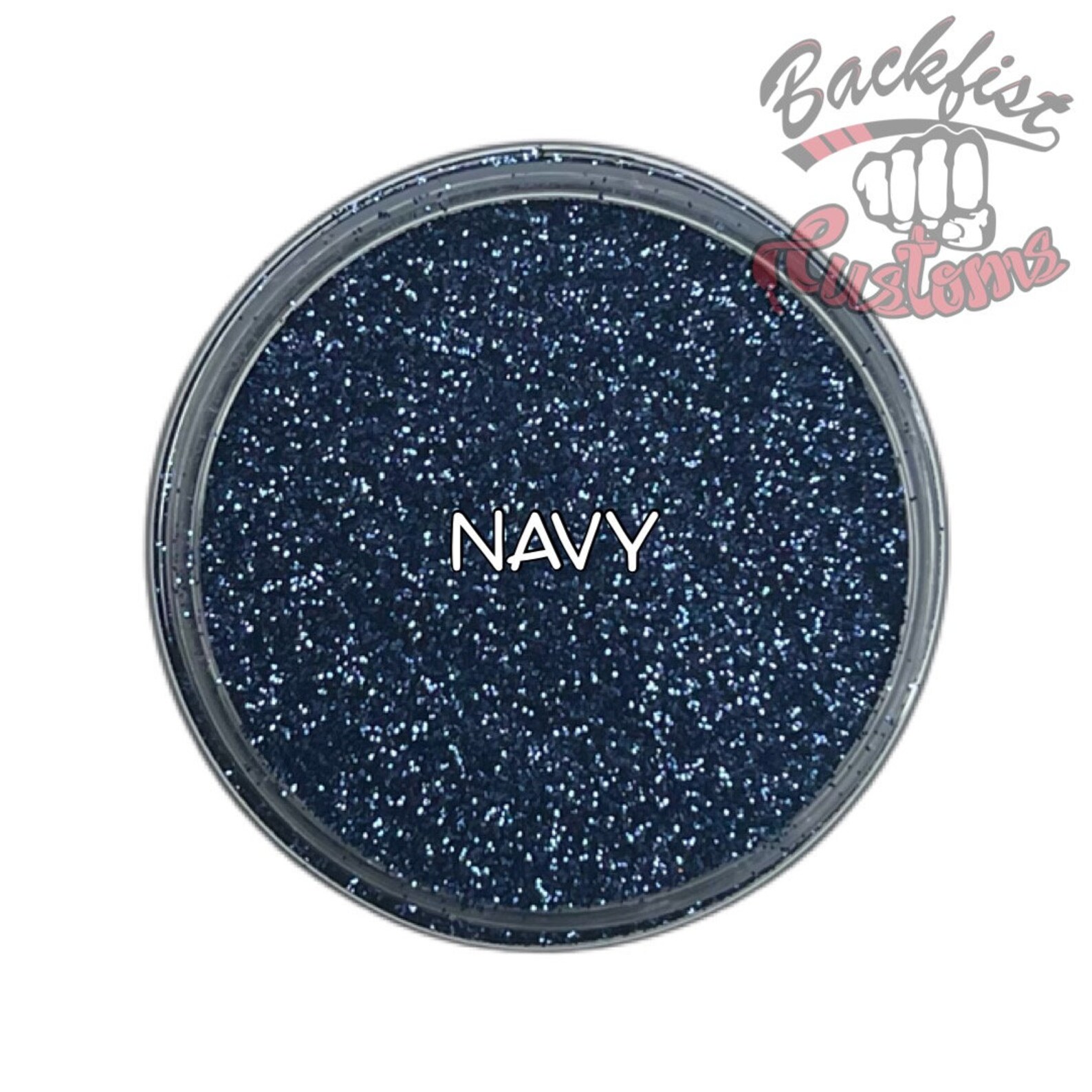 NAVY Opaque Fine Glitter Solvent Resistant - Etsy