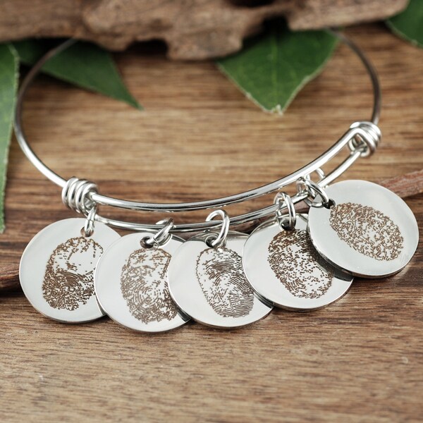 Fingerprint Memorial Jewelry - Etsy
